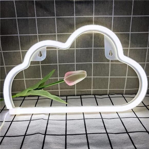 Wall Decor | Cloud Neon Signs Led Cloud Neon Light For Wall Decor ...